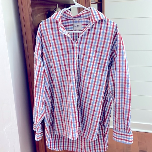 Boden | Shirts | Boden Mens Button Down Plaid Dress Shirt 7 | Poshmark